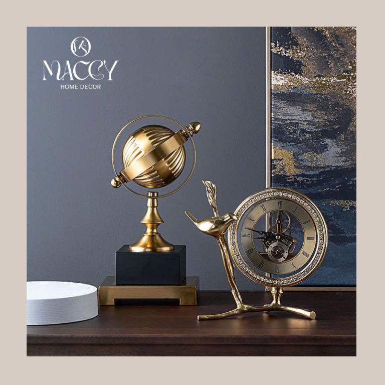 Đồng Hồ Để Bàn Cao Cấp Trang Trí Tủ Phòng Khách, Bàn Làm Việc – Maccy ...