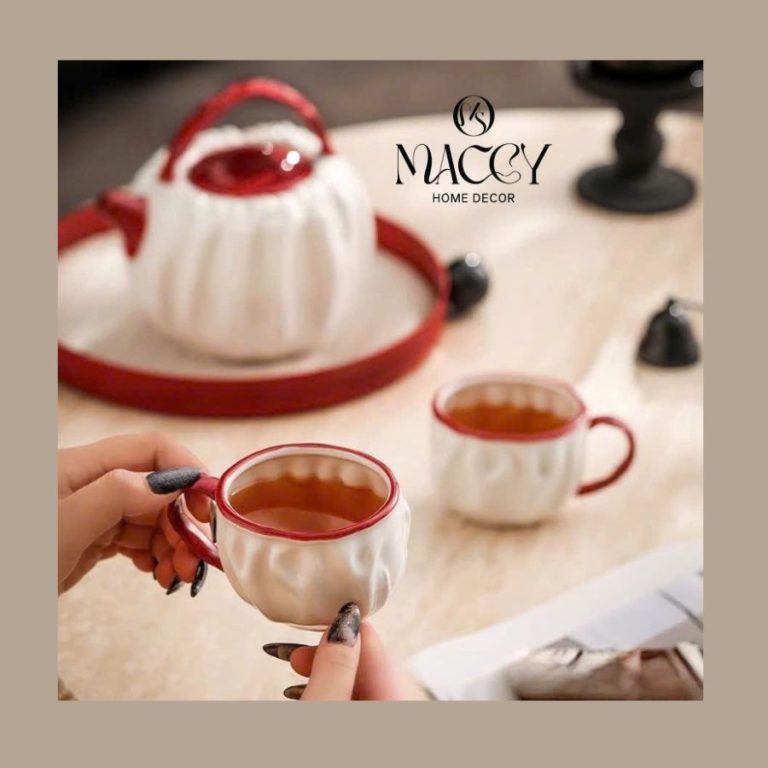 Bộ Ấm Trà Phong Cách Pháp – Maccy Home Decor – MaccyStore