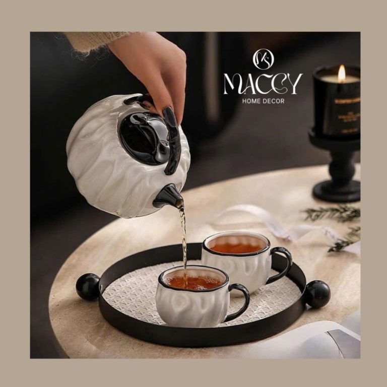 Bộ Ấm Trà Phong Cách Pháp – Maccy Home Decor – MaccyStore