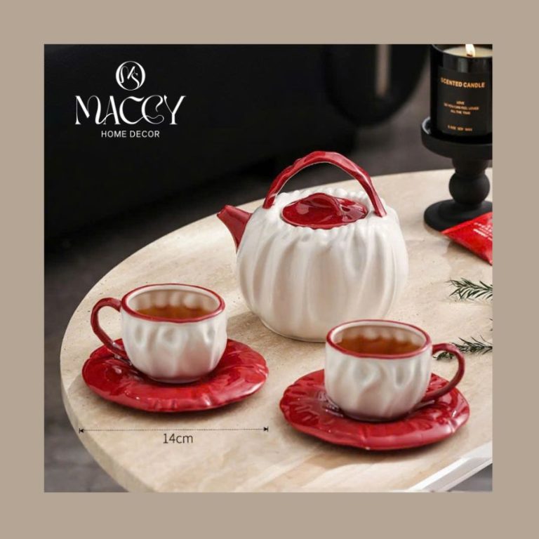 Bộ Ấm Trà Phong Cách Pháp – Maccy Home Decor – MaccyStore
