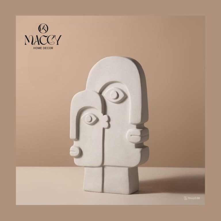Tượng Bình Hoa Hai Mặt Trừu Tượng Trang Trí Decor Nhà – Maccy Home ...